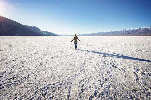 Badwater Basin at Sunrise, Sunset & Night (Death Valley National Park ...
