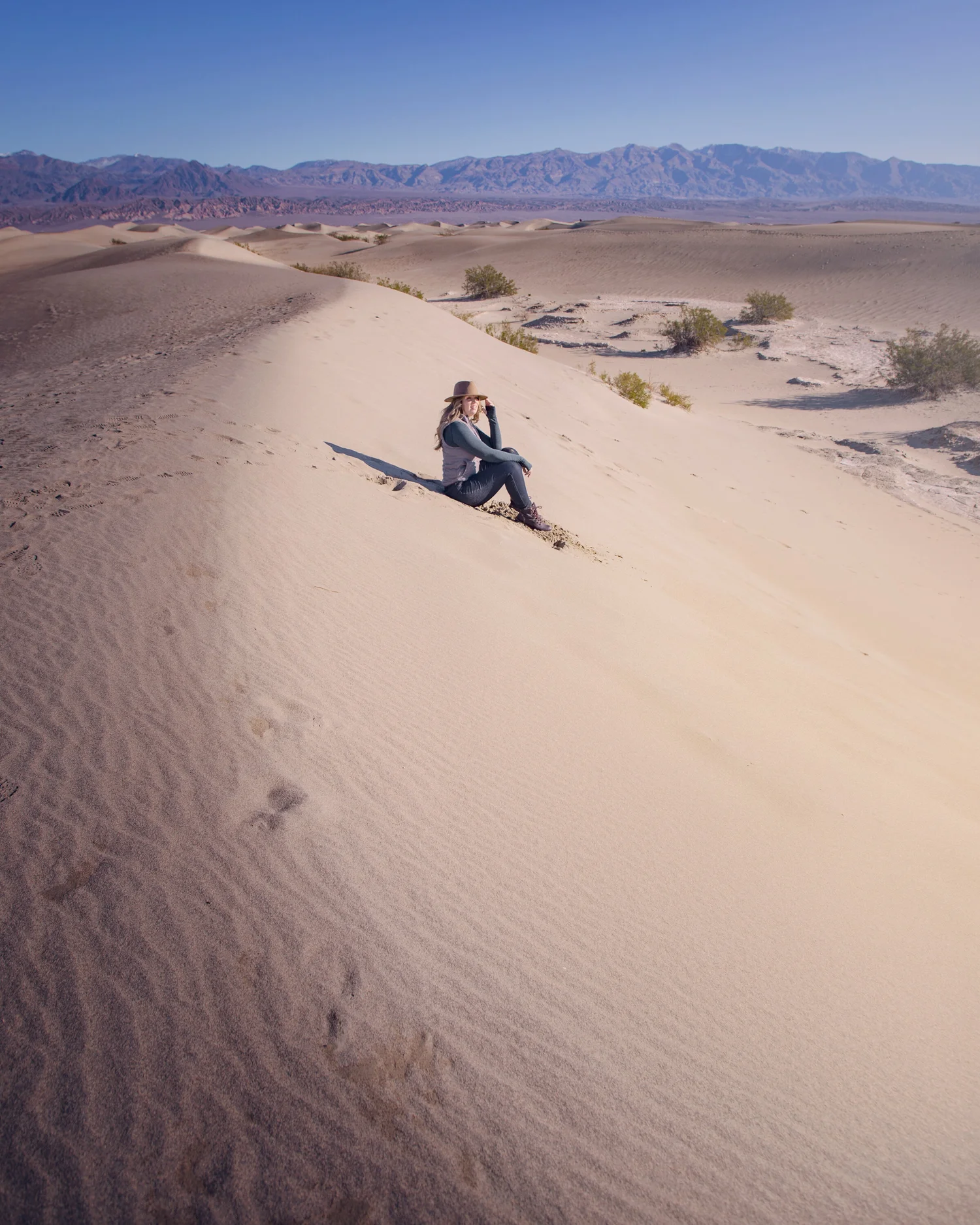 Death Valley Mesquite Flat Sand Dunes — Flying Dawn Marie | Travel blog ...
