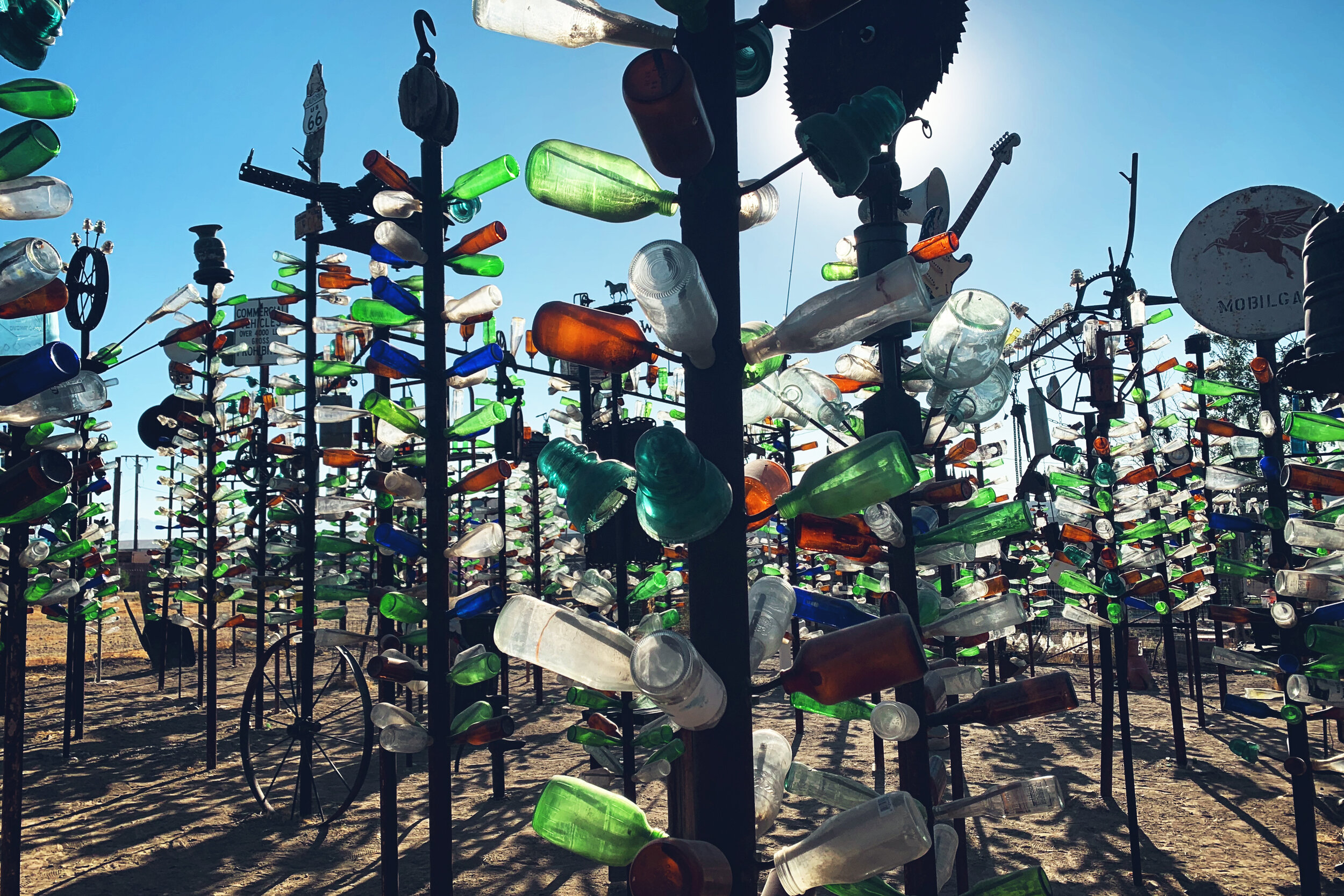 Bottle Tree Ranch (Route 66) — Flying Dawn Marie | Travel blog, guides ...