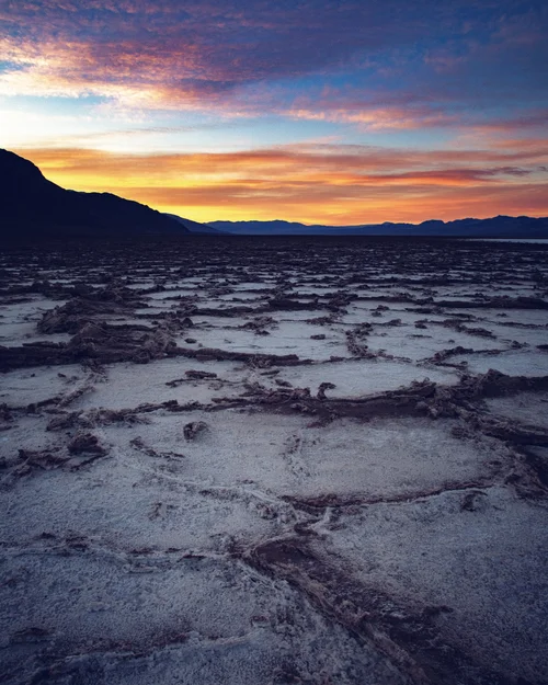 Badwater Basin at Sunrise, Sunset & Night (Death Valley National Park ...