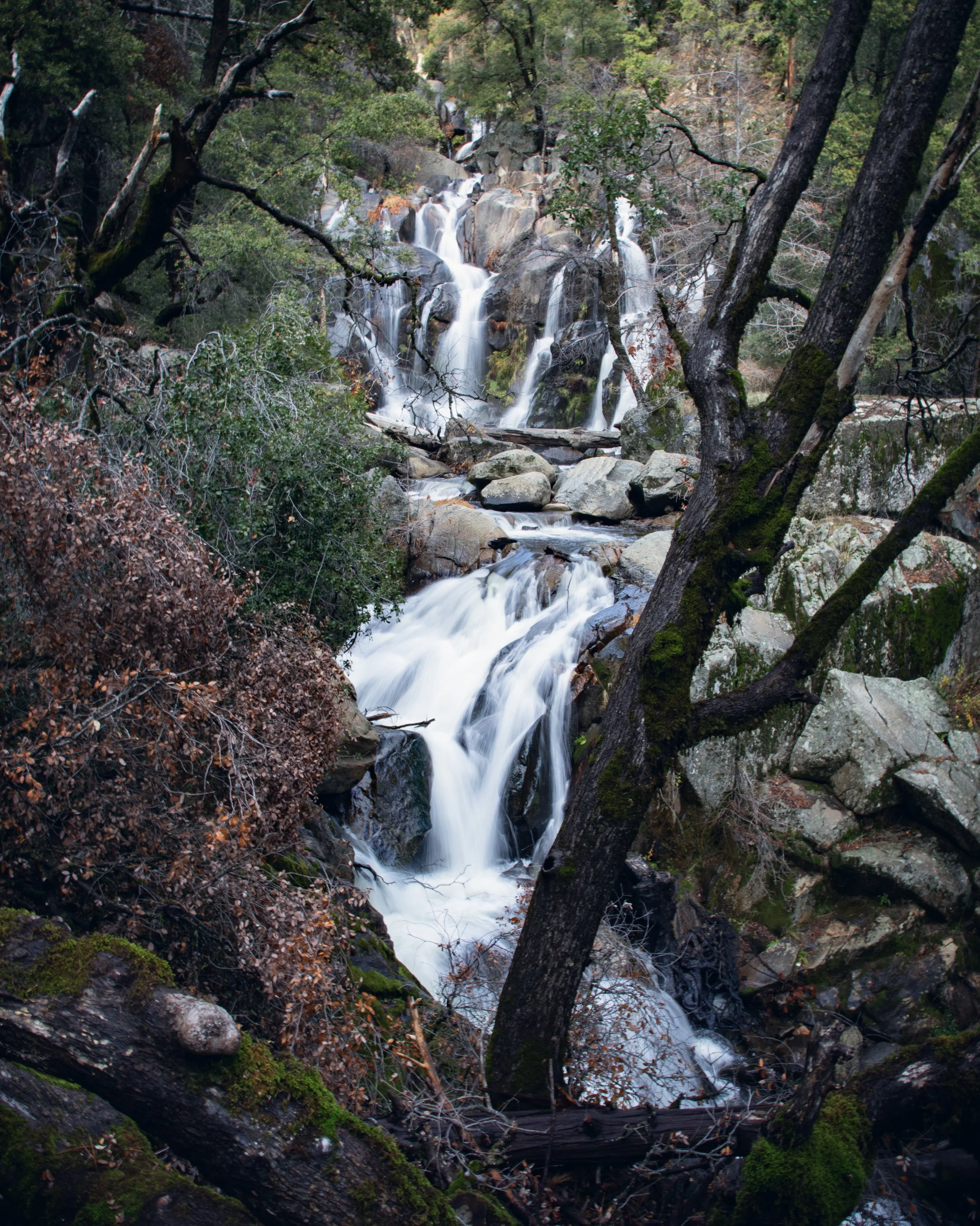 Exploring the Waterfalls of Lewis Creek Trail - Oakhurst, CA — Flying ...