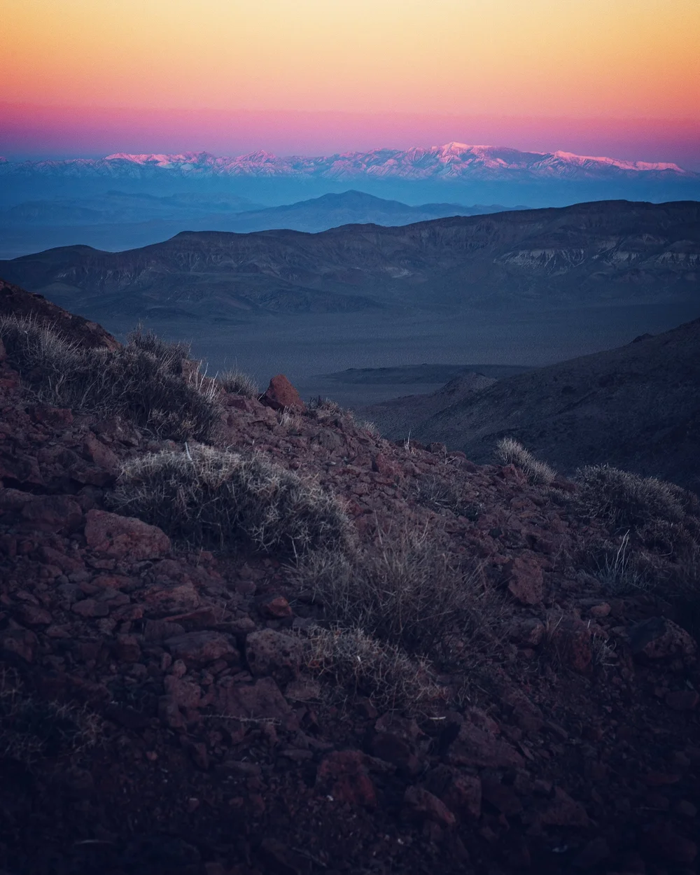 Sunset at Dante's View (Death Valley National Park) — Flying Dawn Marie ...