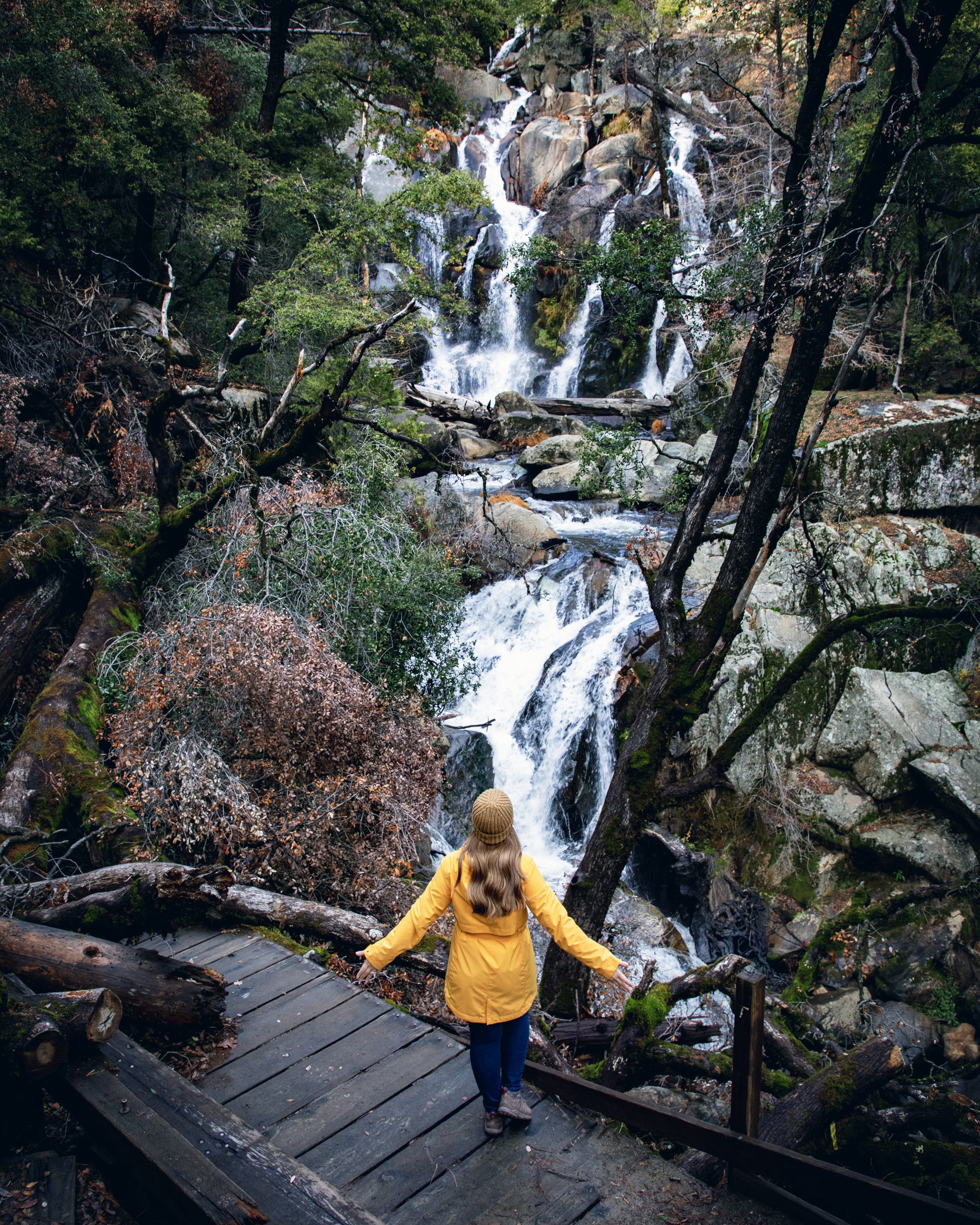 Exploring the Waterfalls of Lewis Creek Trail - Oakhurst, CA — Flying ...