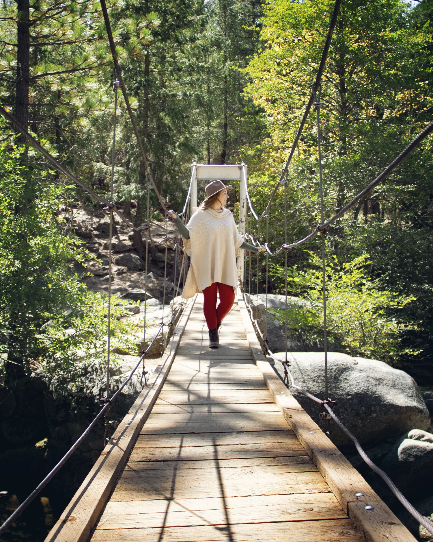 Wawona Swinging Bridge (Yosemite National Park) — Flying Dawn Marie ...