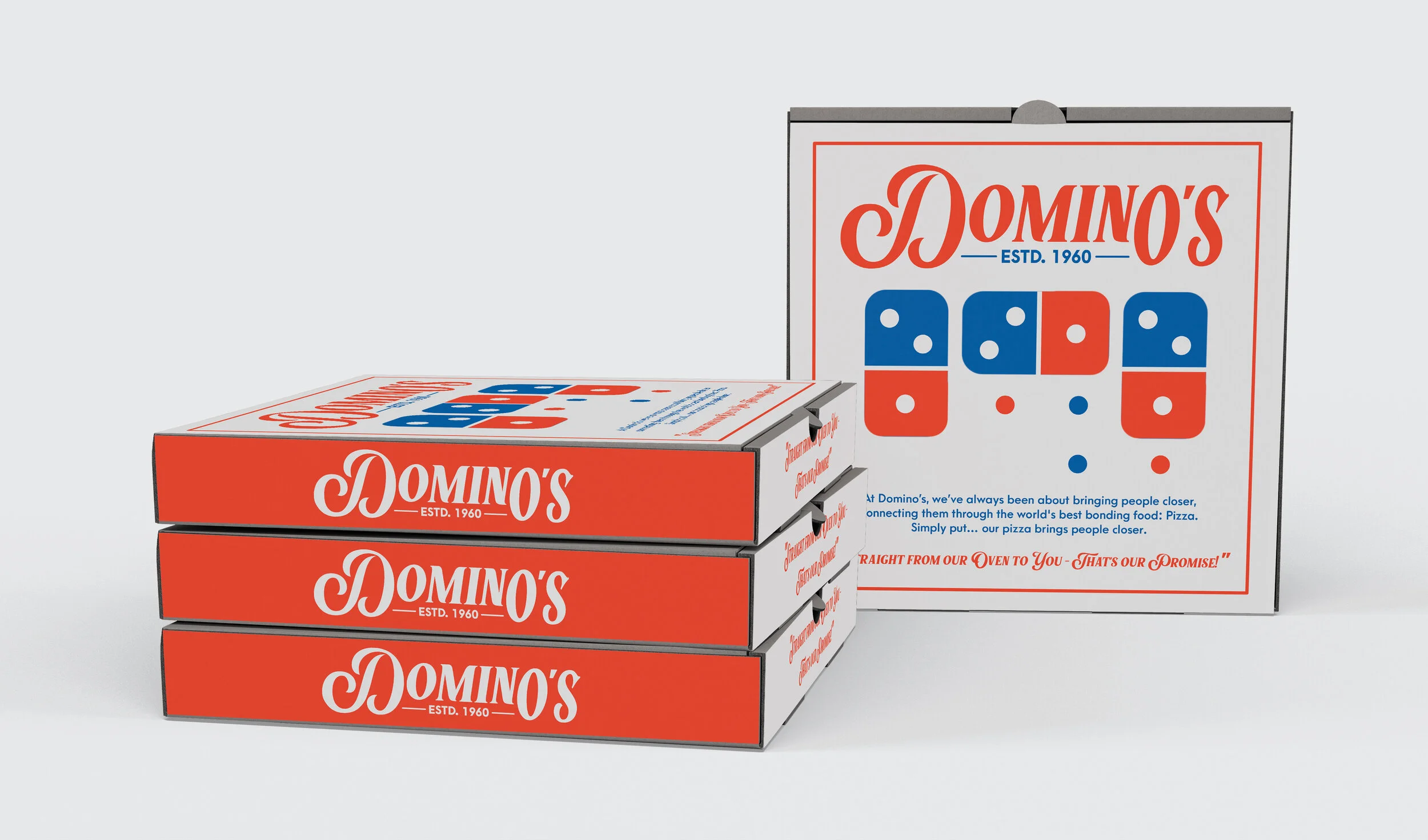 Dominos Packaging | Rebrand — Isabelle Patterson