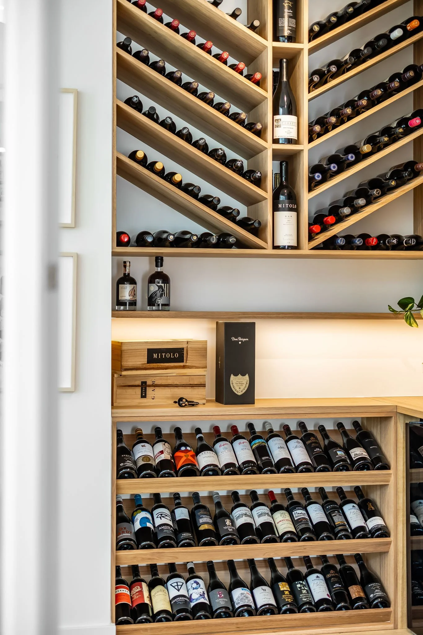 Custom Wine & Liquor Storage — Timberwolf Design