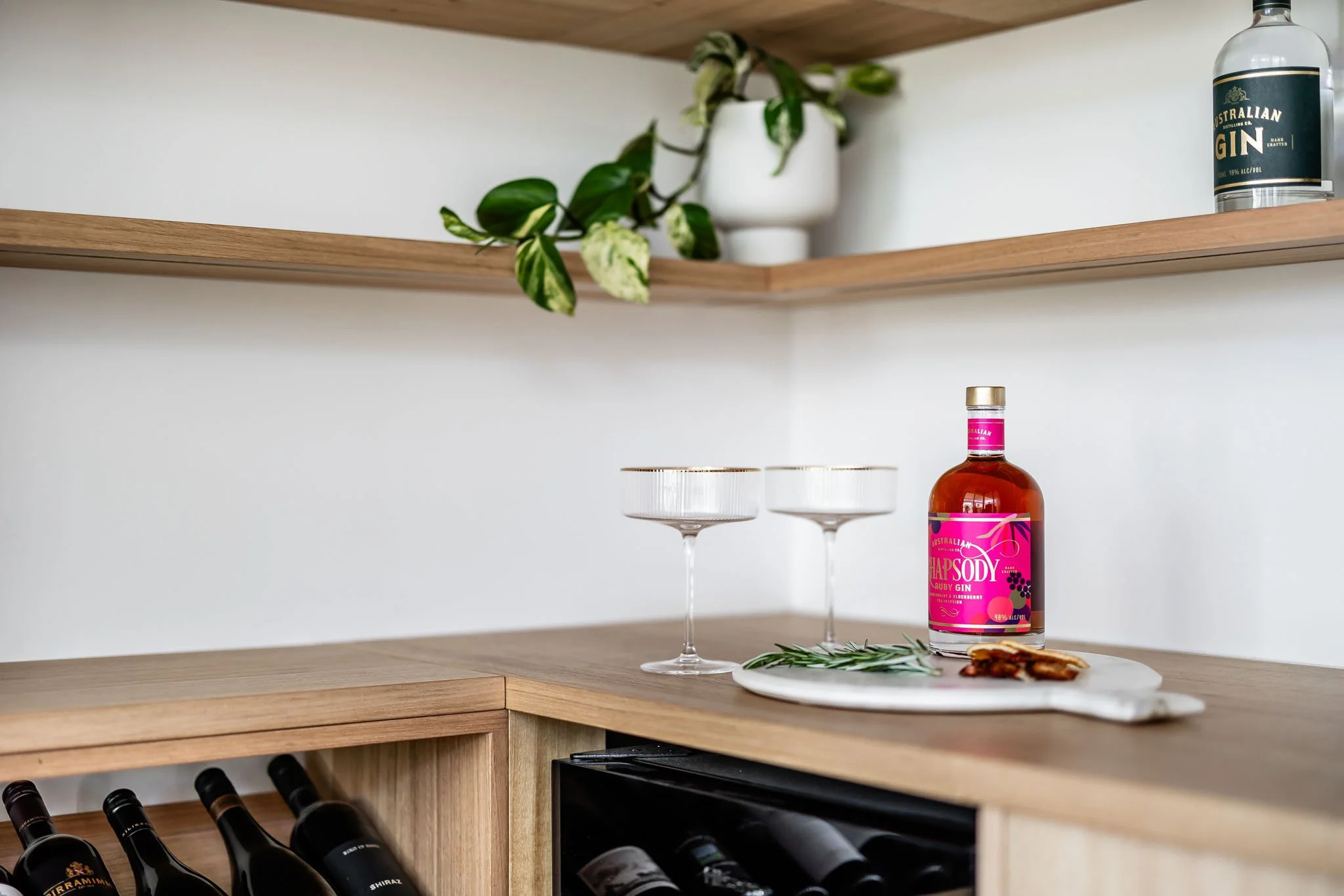 Custom Wine & Liquor Storage — Timberwolf Design
