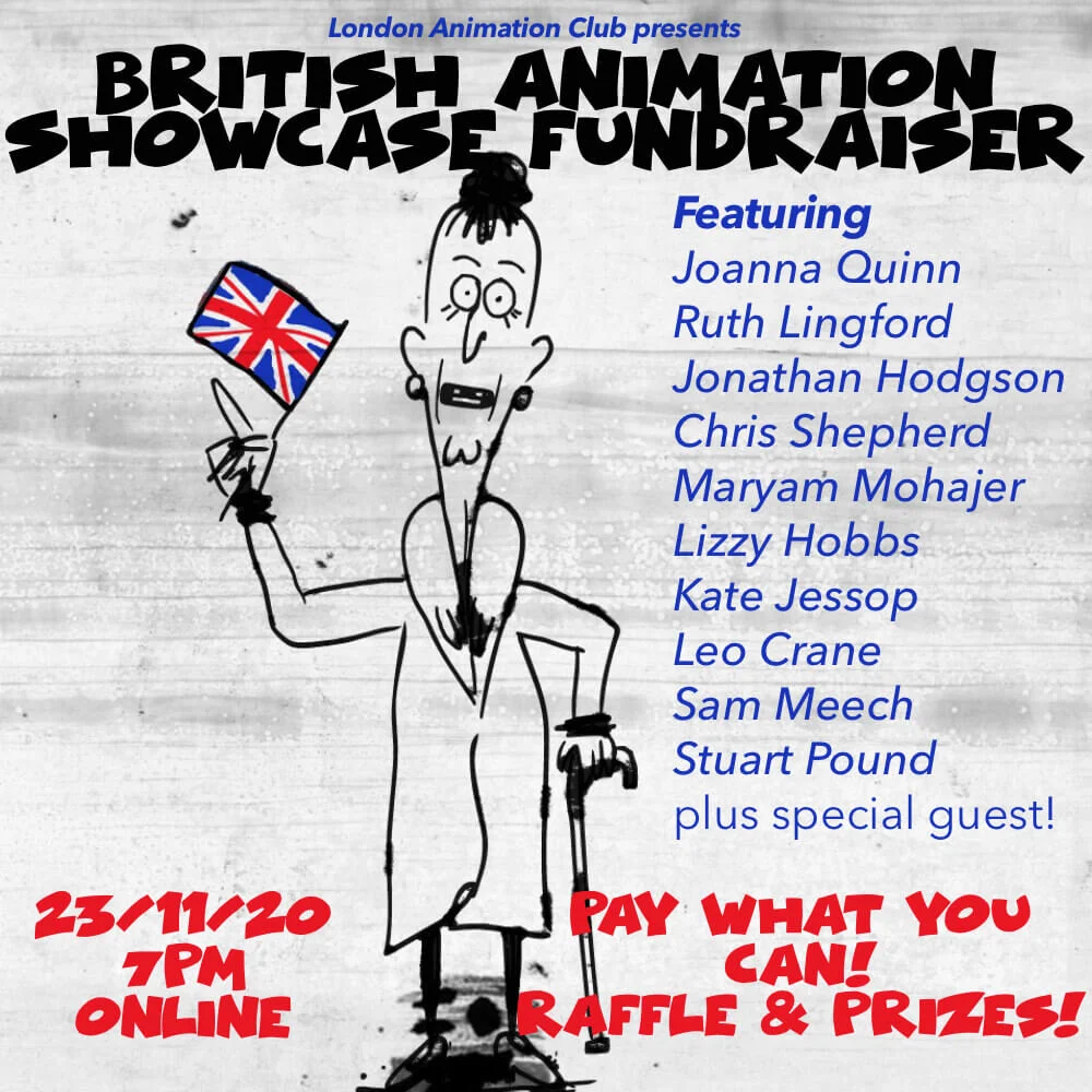 British Animation Showcase Fundraiser — Figuration