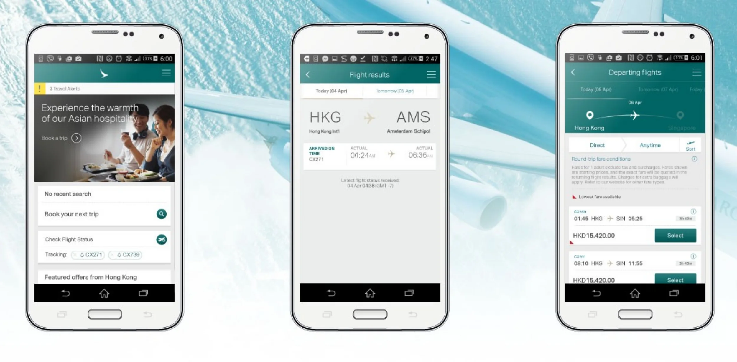 Cathay Pacific App Feature Redesigns — Dominic Co