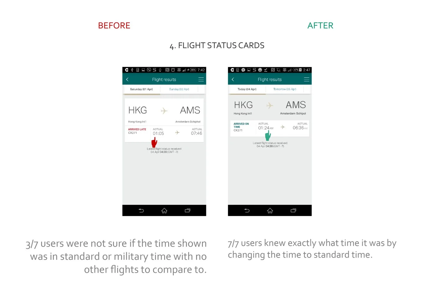 Cathay Pacific App Feature Redesigns — Dominic Co