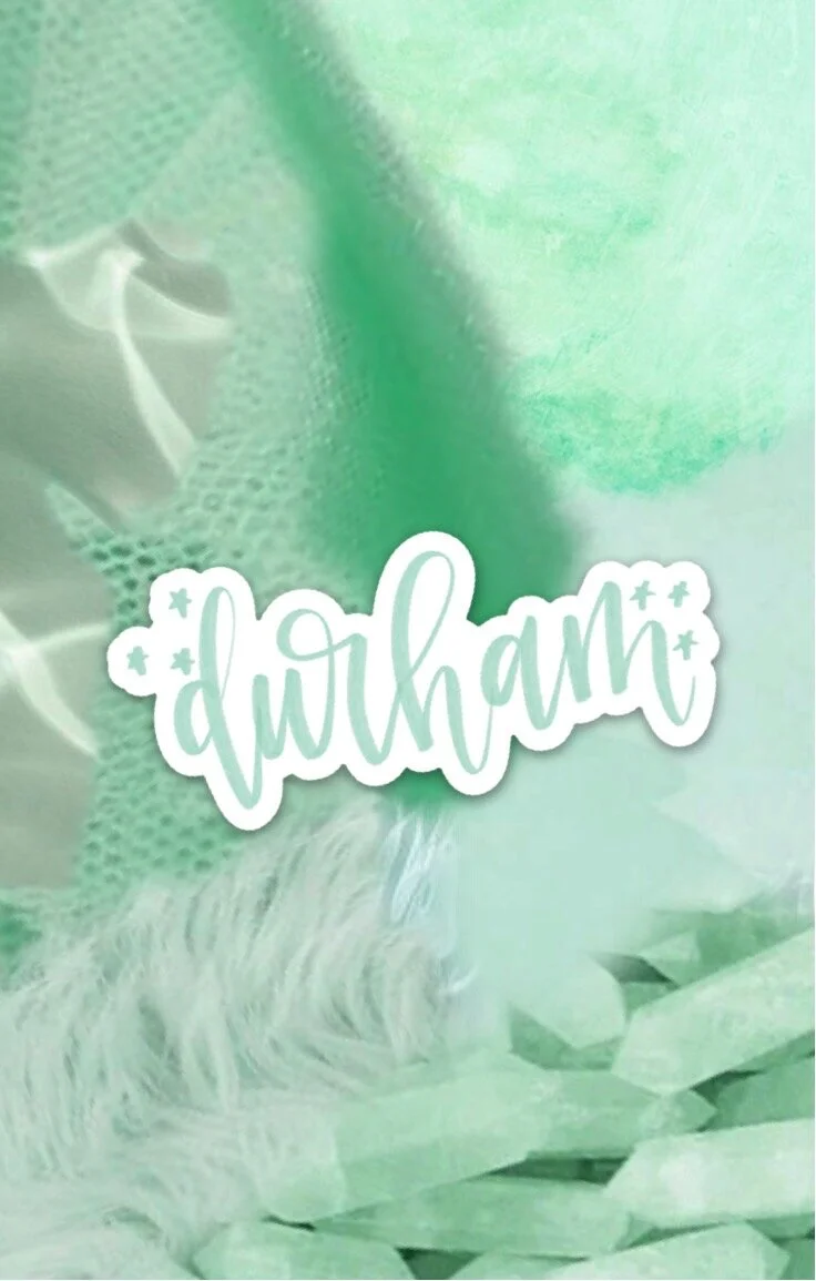 Durham NC Sticker — Hint of Mint Designs