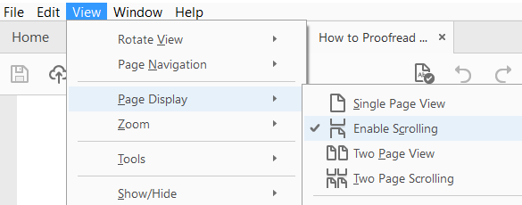 How to proofread PDFs