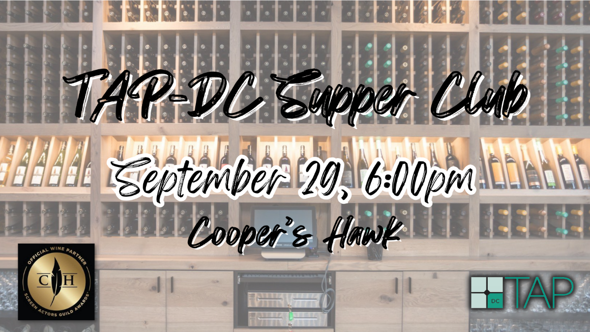 TAP-DC Supper Club — TAP DC