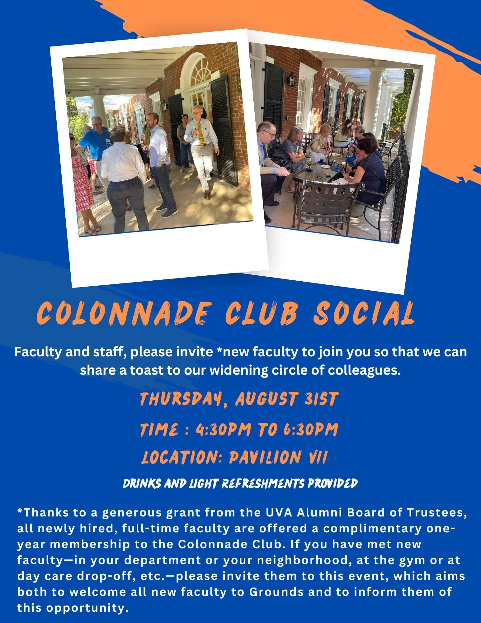 Club Events — The Colonnade Club