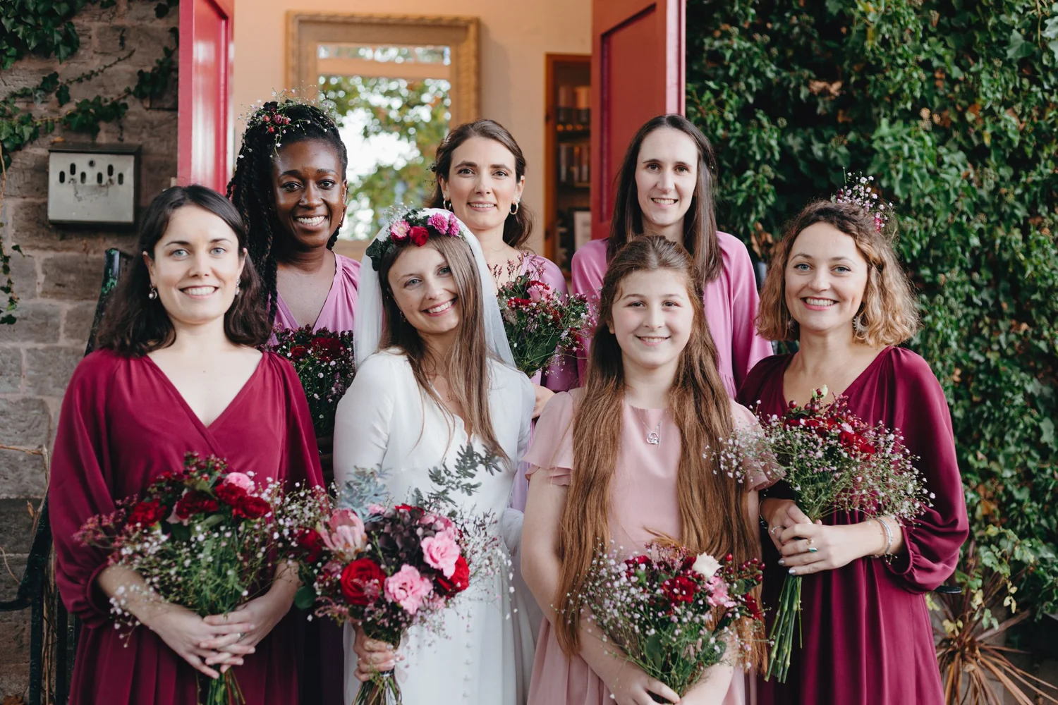 Chloe | Real bride in Corncockle - a relaxed, romantic, silk georgette ...