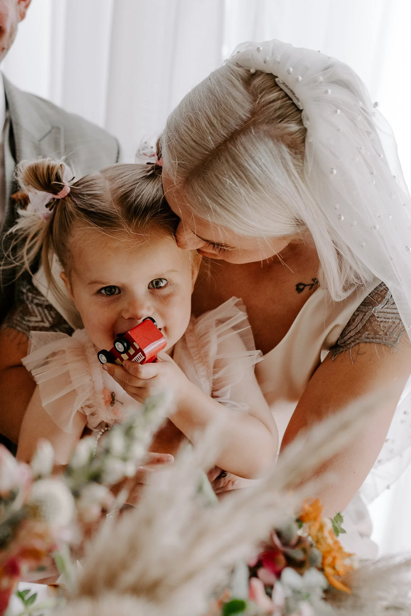 Debbie | Real bride in Viola bias-cut silk wedding gown, Old-Hollywood ...