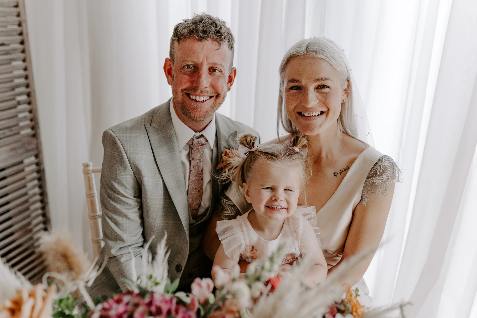 Debbie | Real bride in Viola bias-cut silk wedding gown, Old-Hollywood ...