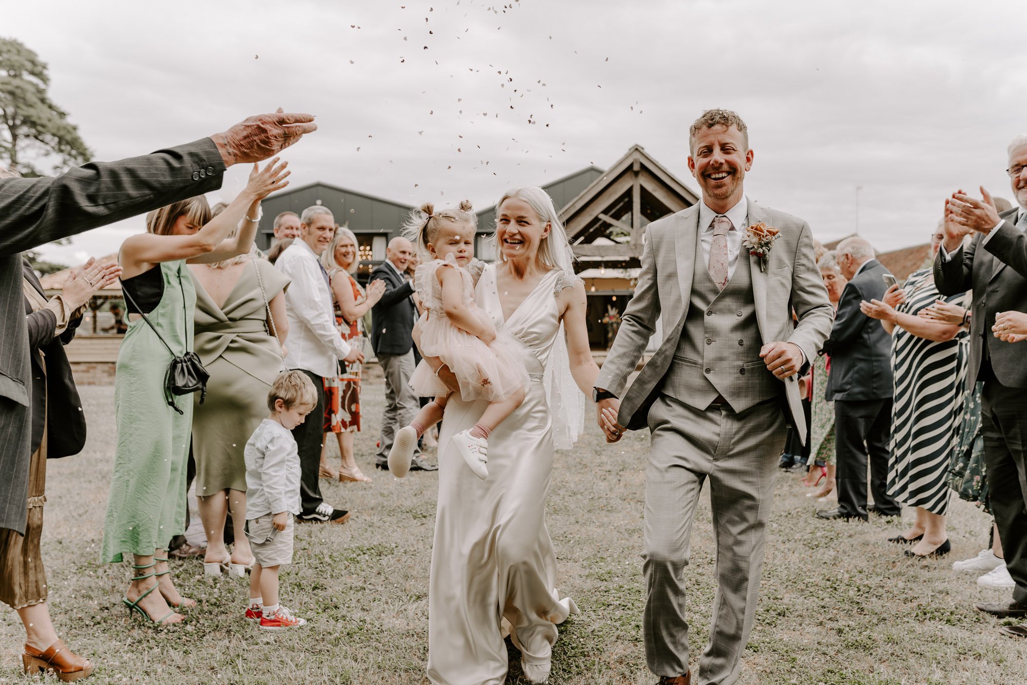 Debbie | Real bride in Viola bias-cut silk wedding gown, Old-Hollywood ...