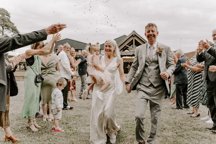Debbie | Real bride in Viola bias-cut silk wedding gown, Old-Hollywood ...
