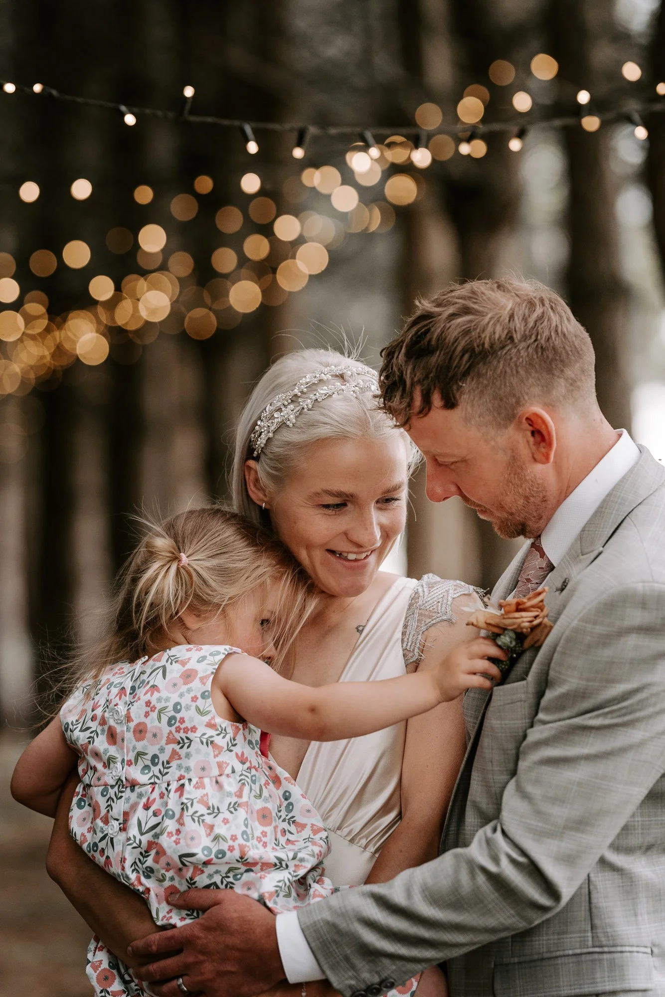 Debbie | Real bride in Viola bias-cut silk wedding gown, Old-Hollywood ...