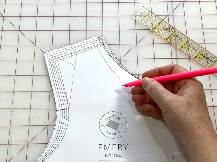 Emery Dress Sewalong: Narrow & Wide Shoulder Adjustments — Christine Haynes