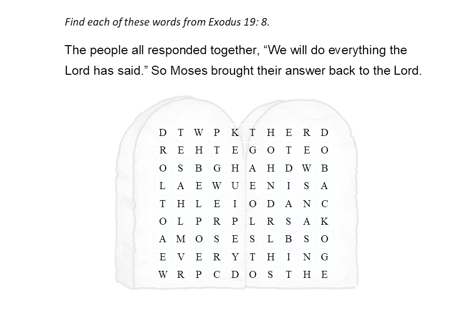 Scripture Puzzles — Panton Community Church
