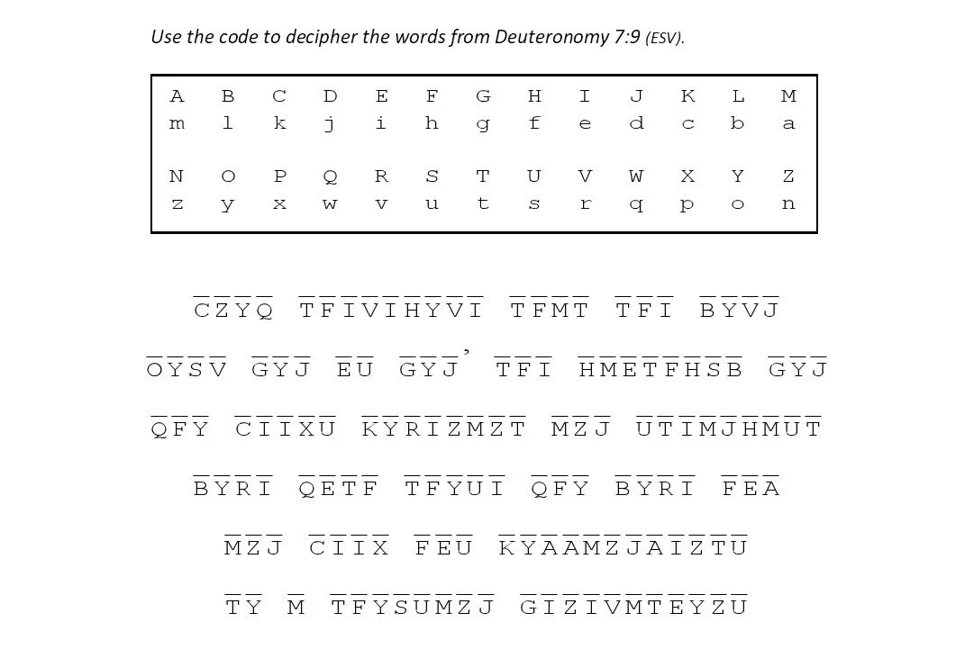 Scripture Puzzles — Panton Community Church