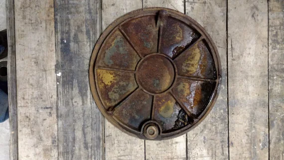 Vintage Water Meter Covers — Brooksvale Artisans