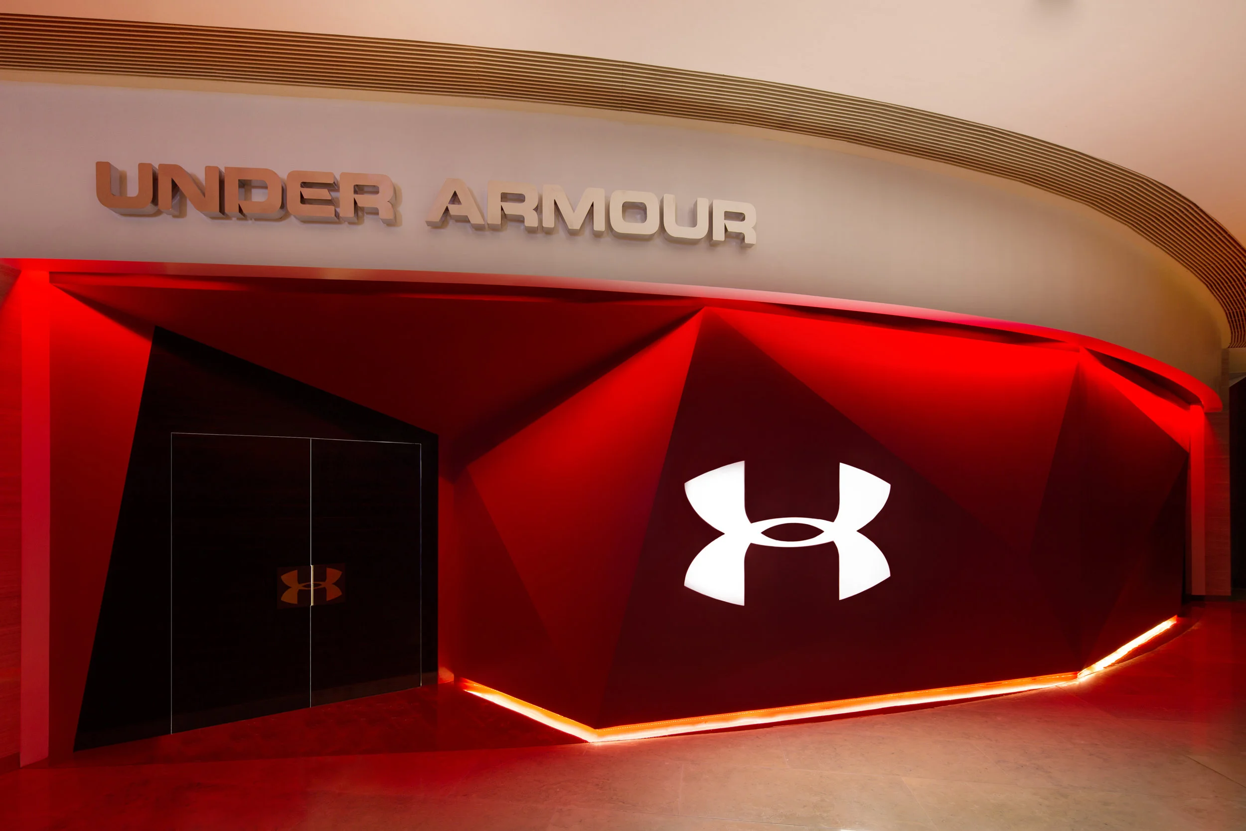 Single Red Under Armour Logo
