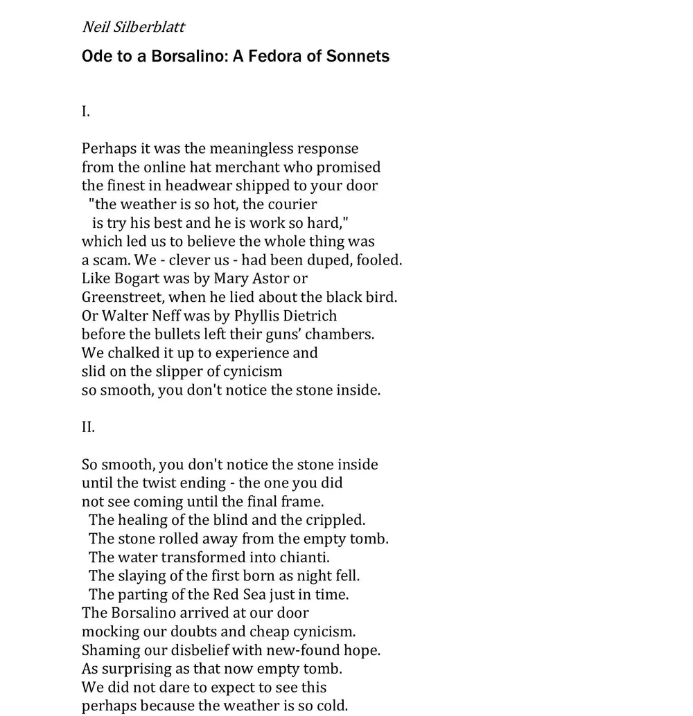 Neil Silberblatt — River Heron Review