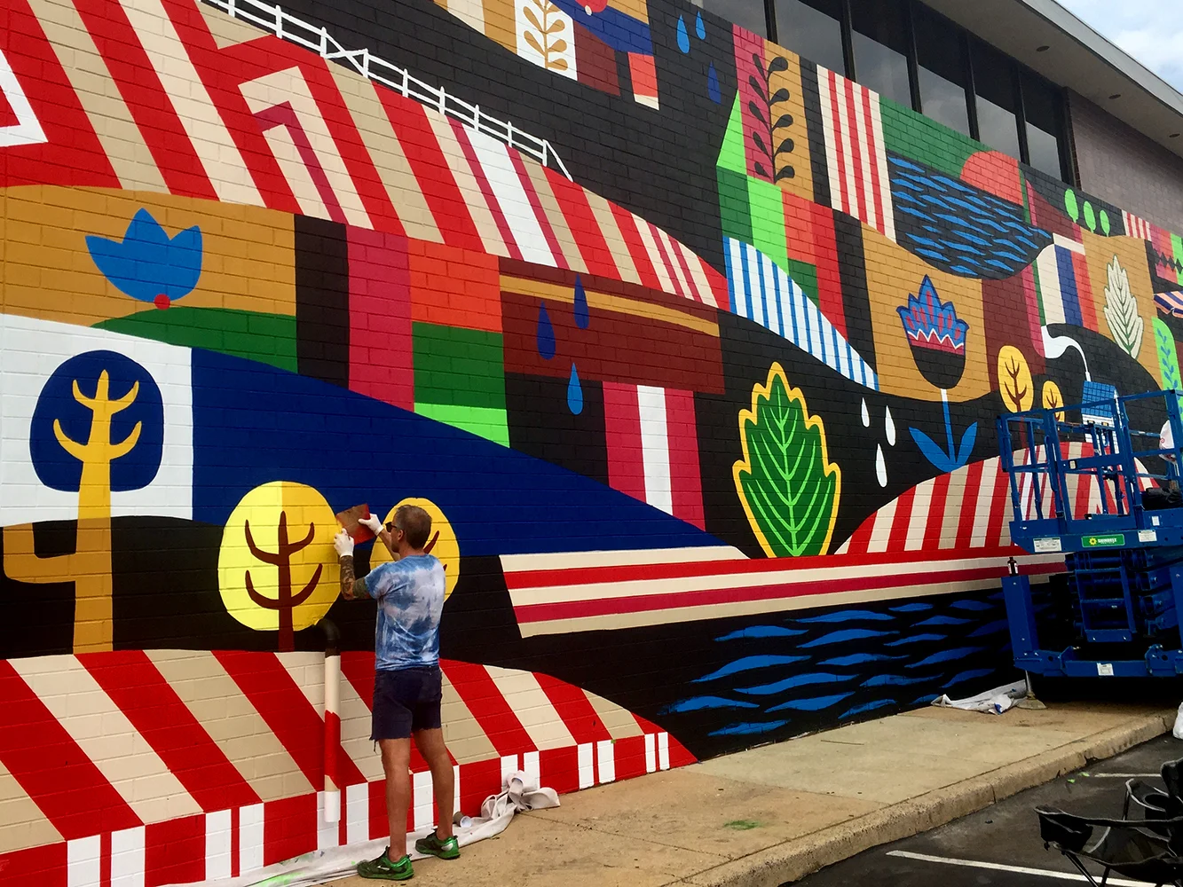 Spring Garden Mural — GINA & MATT