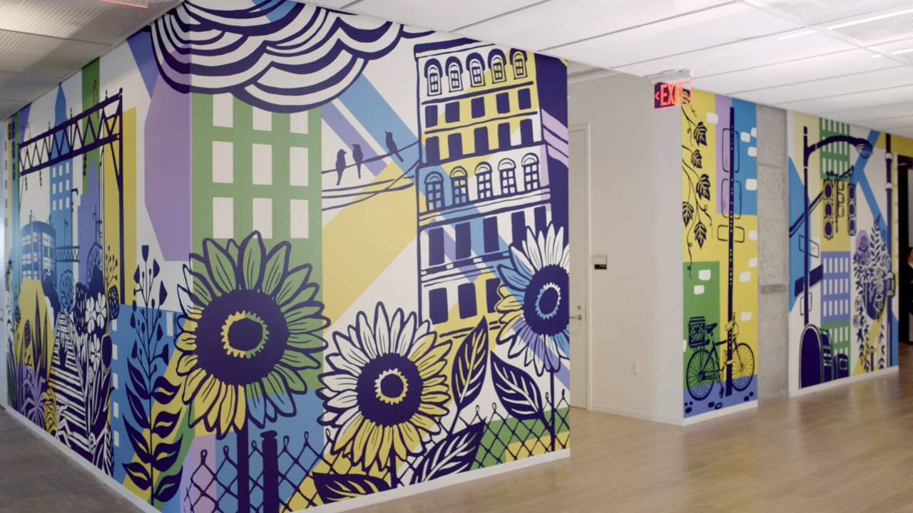 Comcast HQ Murals — GINA & MATT