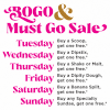 BOGO/Must Go is Back — Serendipity Ice Cream | Coffee, Drinks, and Catering