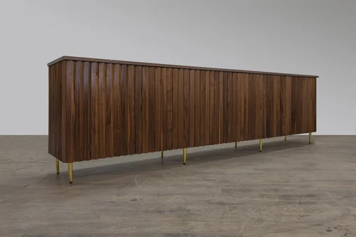 The New Anchors: 2026 Trends in Solid Wood Consoles and Credenzas ...