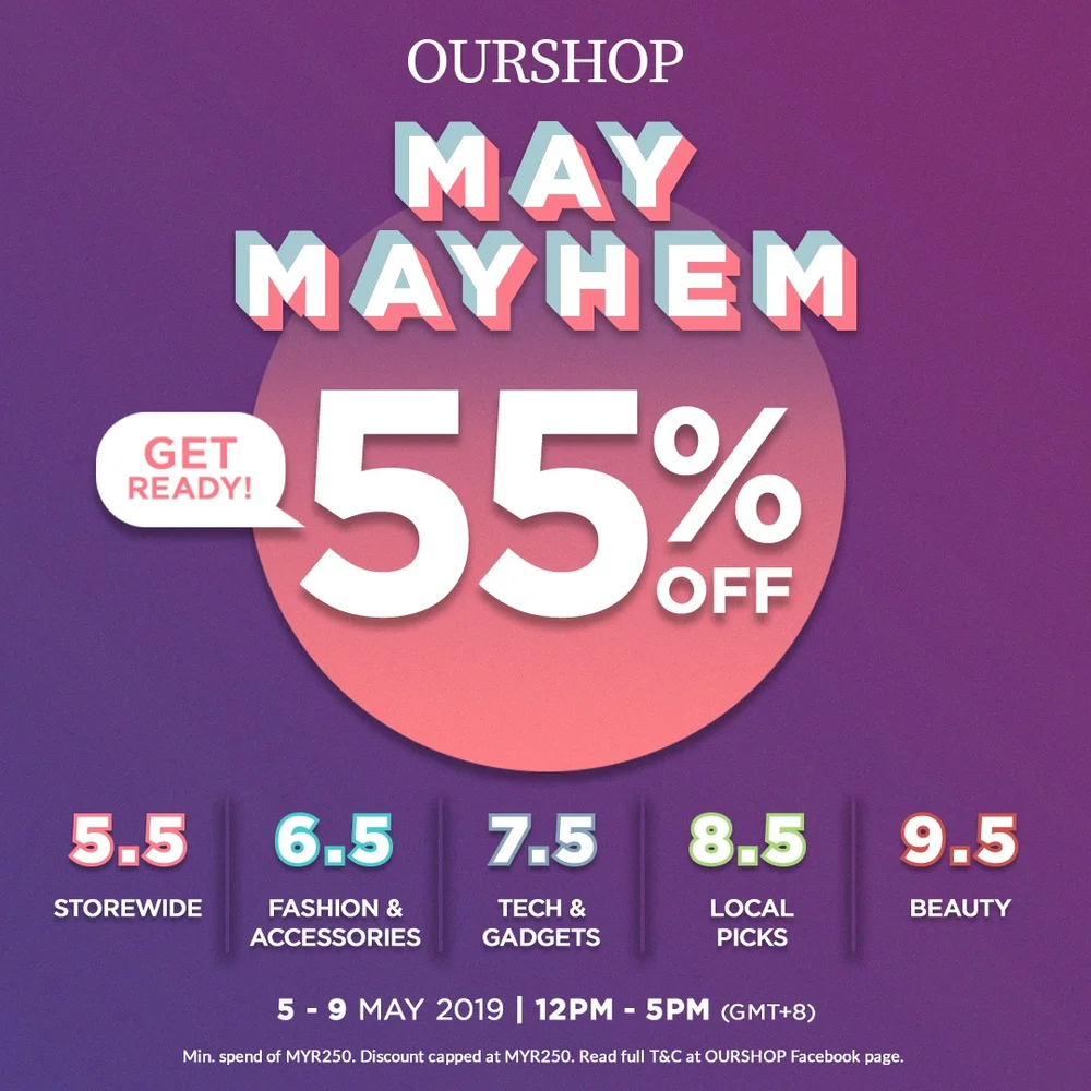 OURSHOP launches May Mayhem Sale — AirAsia Newsroom