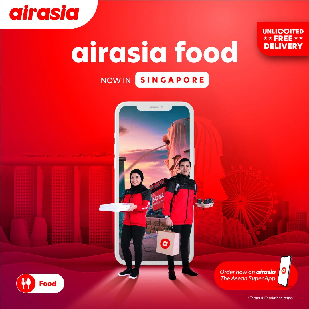 airasia food进军新加坡，提供无限次免运优惠 — AirAsia Newsroom