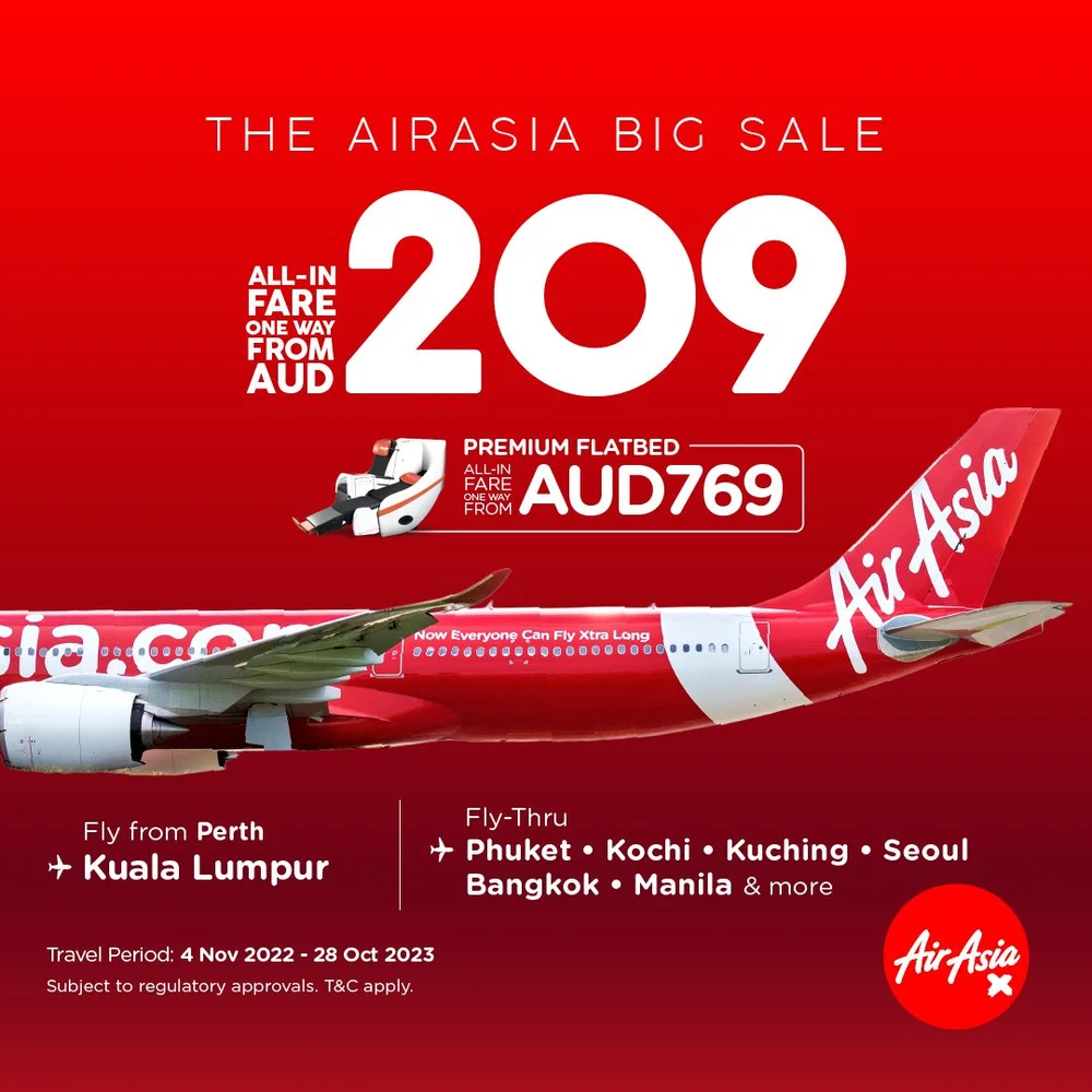 WE ARE BACK! PAINTING THE SKIES RED AirAsia’s biggest ever sale ...