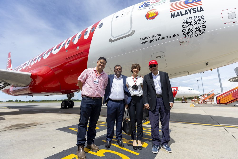 亚航为沙巴旅游业代表人物 Datuk Irene Benggon Charuruks 推出特别致敬涂装 — AirAsia Newsroom
