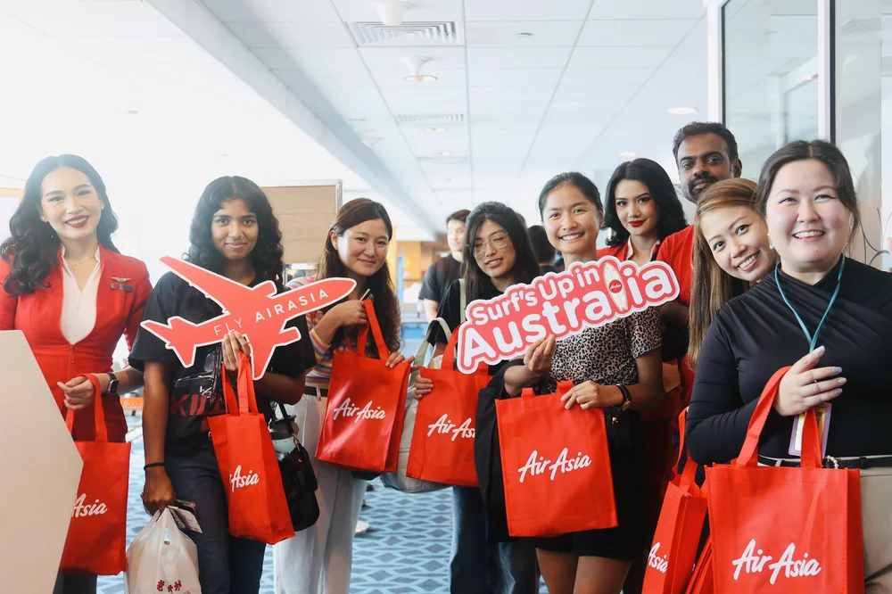 AirAsia Malaysia rai penerbangan pertama ke Australia dengan pesawat A321neo — AirAsia Newsroom