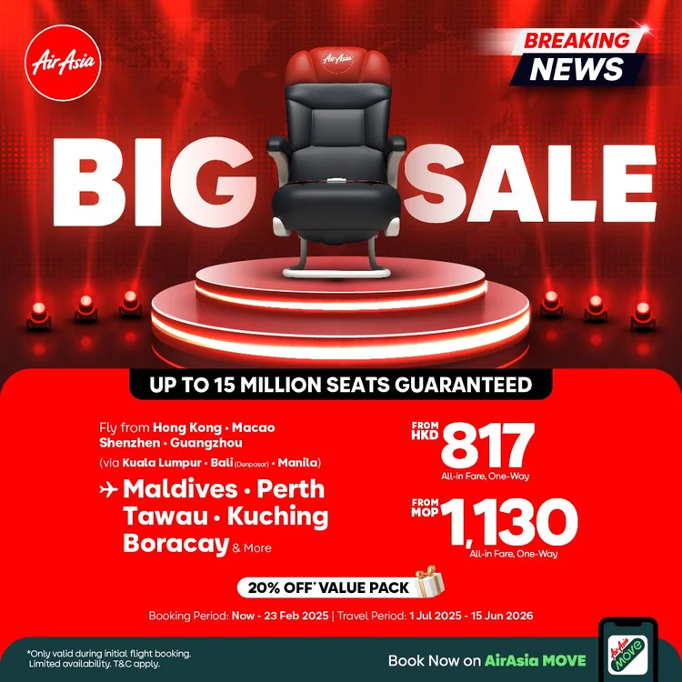 AirAsia FREE* Seats returns with a bang! 15 million guaranteed promo ...