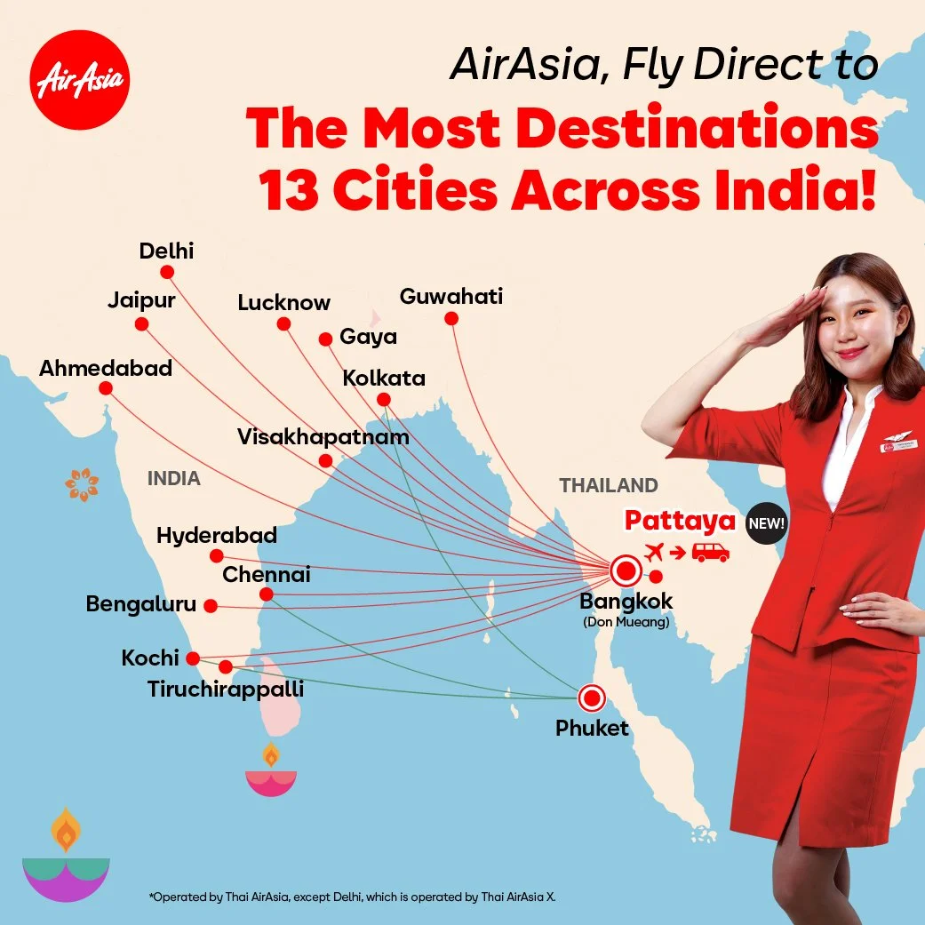 AirAsia Introduces Flight & Airport Transfer Service Between India ...