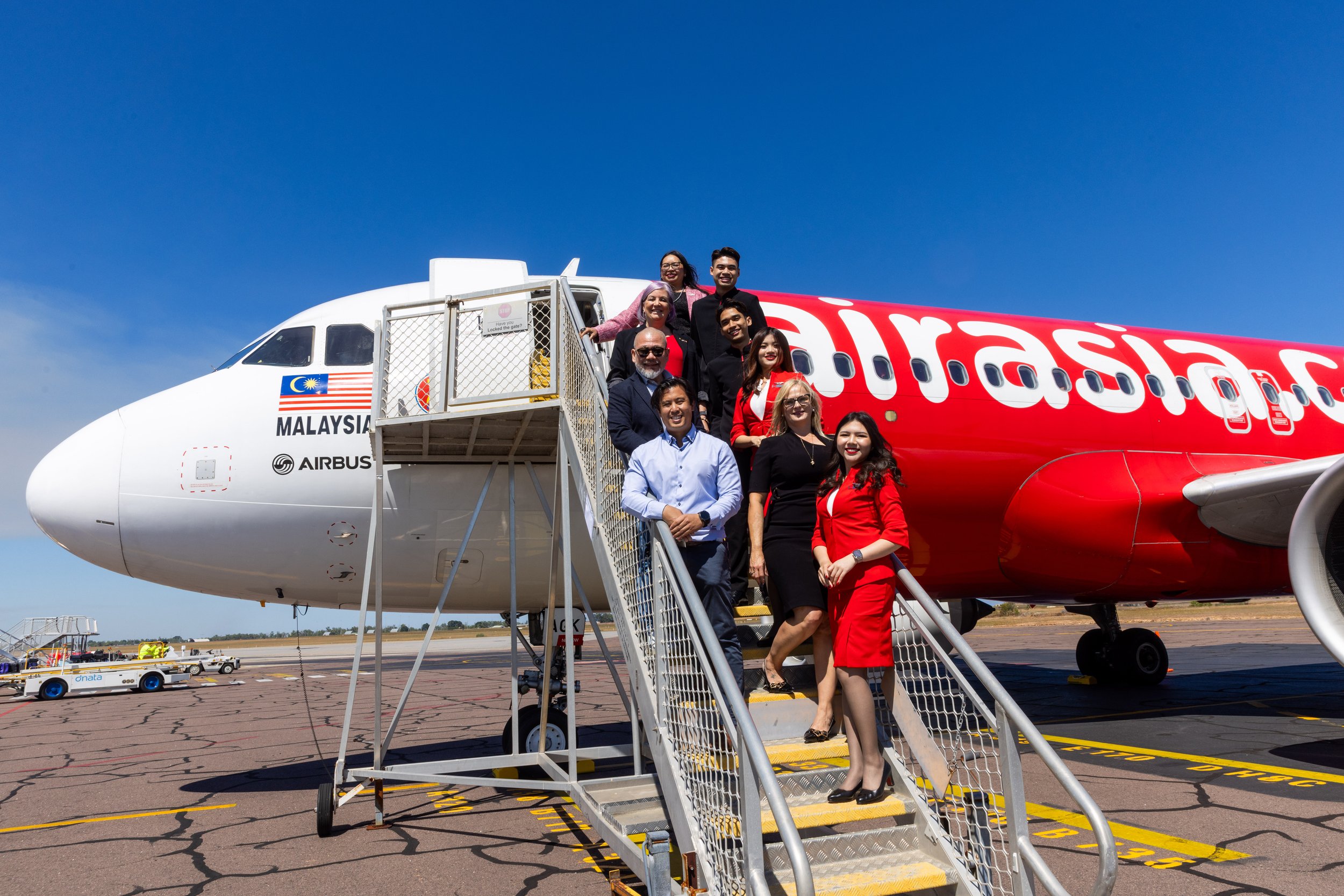 Darwin welcomes first ever direct AirAsia Malaysia flight from Kuala ...