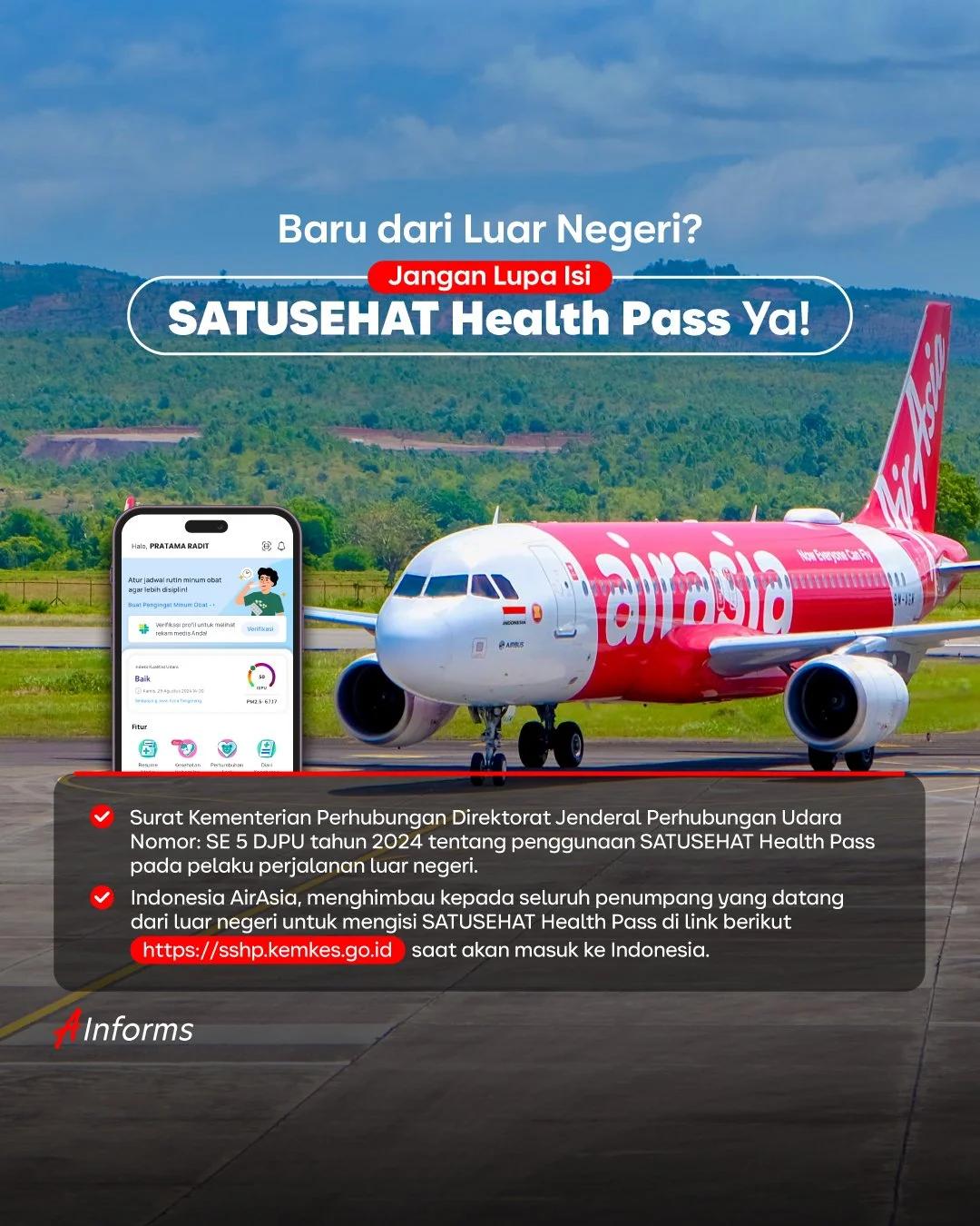 Indonesia AirAsia Himbau Penumpang dari Luar Negeri Untuk Mengisi ...