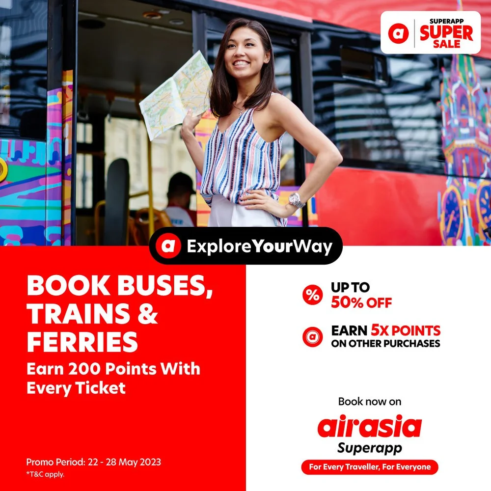 Explore your way with amazing deals on airasia Superapp Super Sale ...