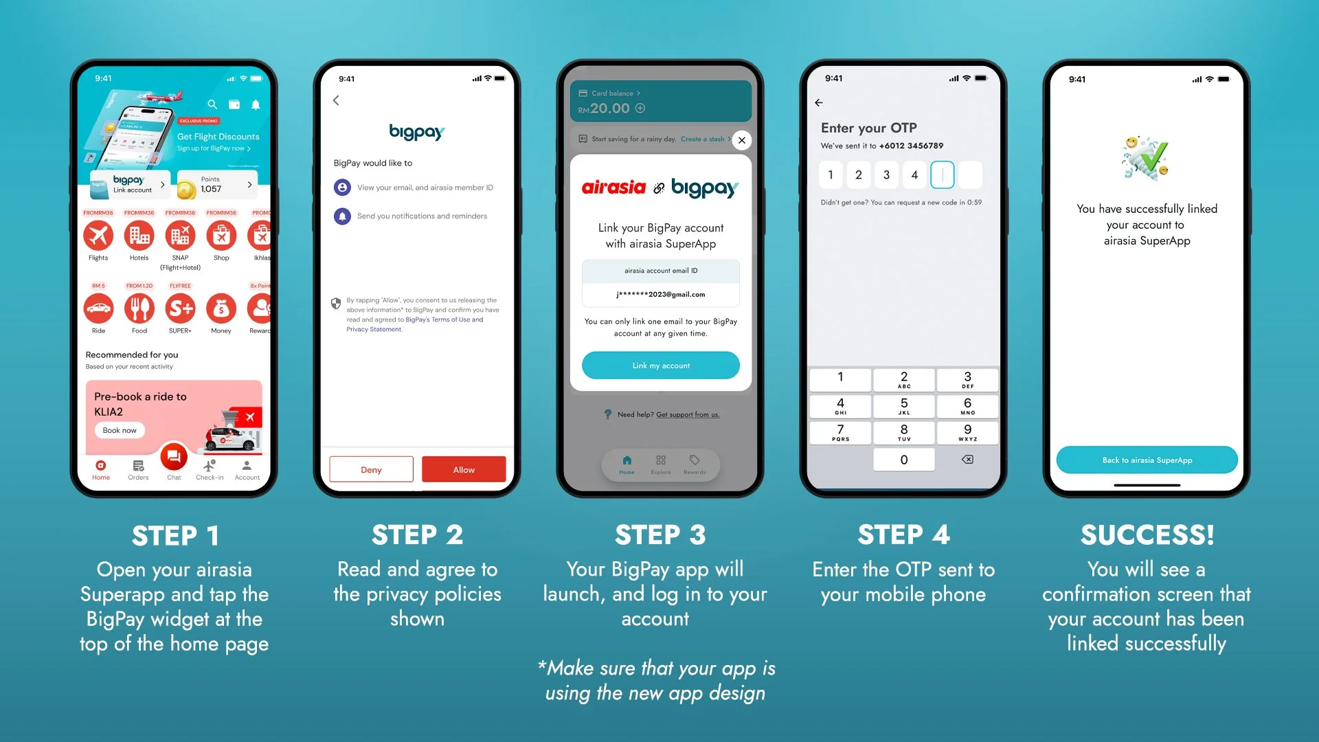 BigPay now seamlessly embedded into airasia Superapp. Enables easy payments across all bookings ...