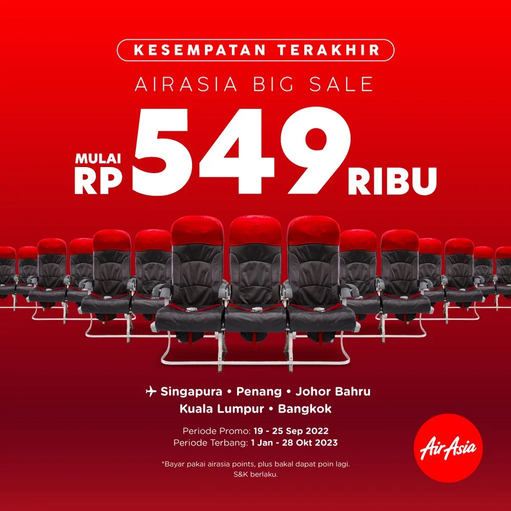 THE AIRASIA BIG SALE Hadir Kembali dengan Harga Spesial dan 5 Juta Kursi Gratis! — AirAsia Newsroom