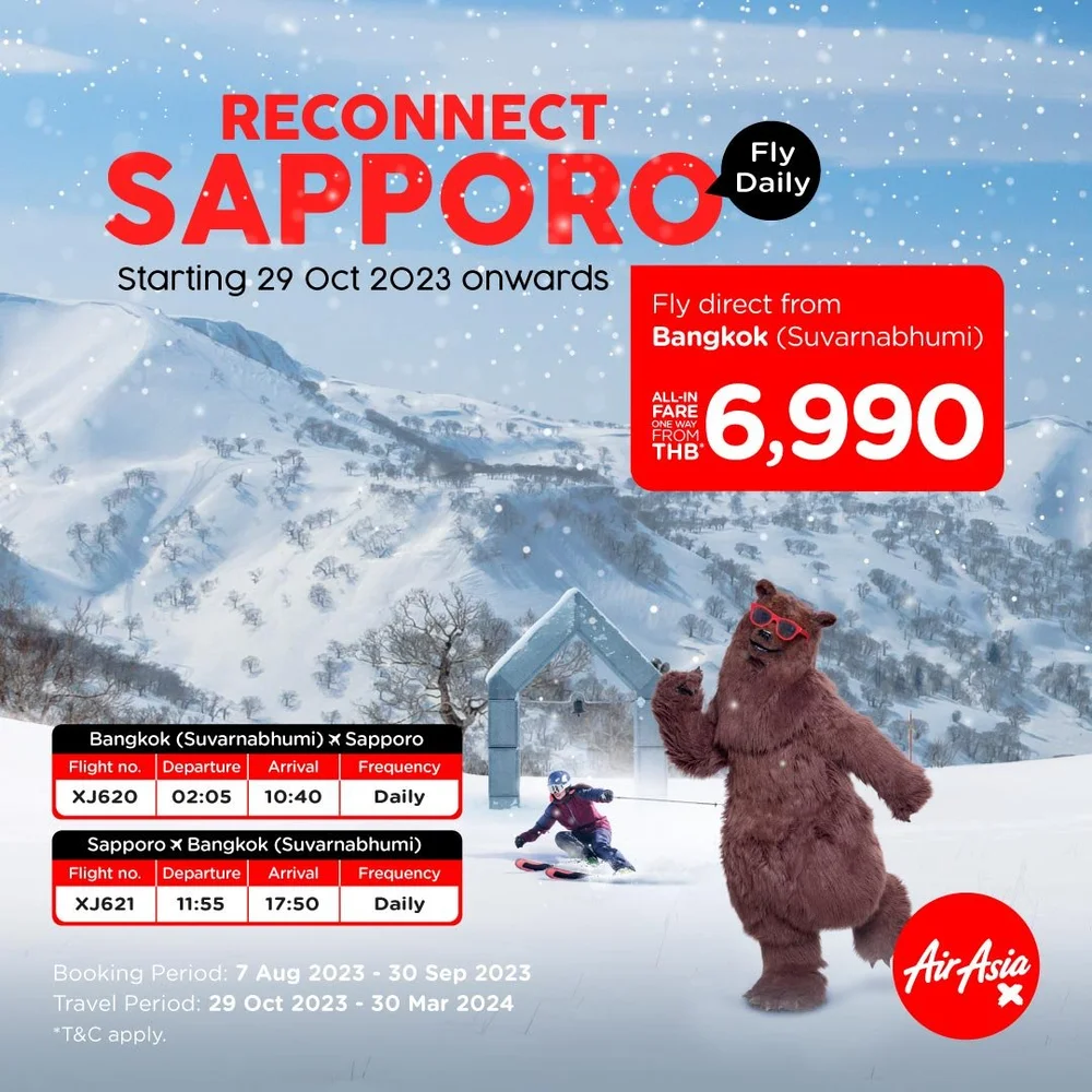 Thai AirAsia X Expands Route Network to Top Winter Destination Fly ...