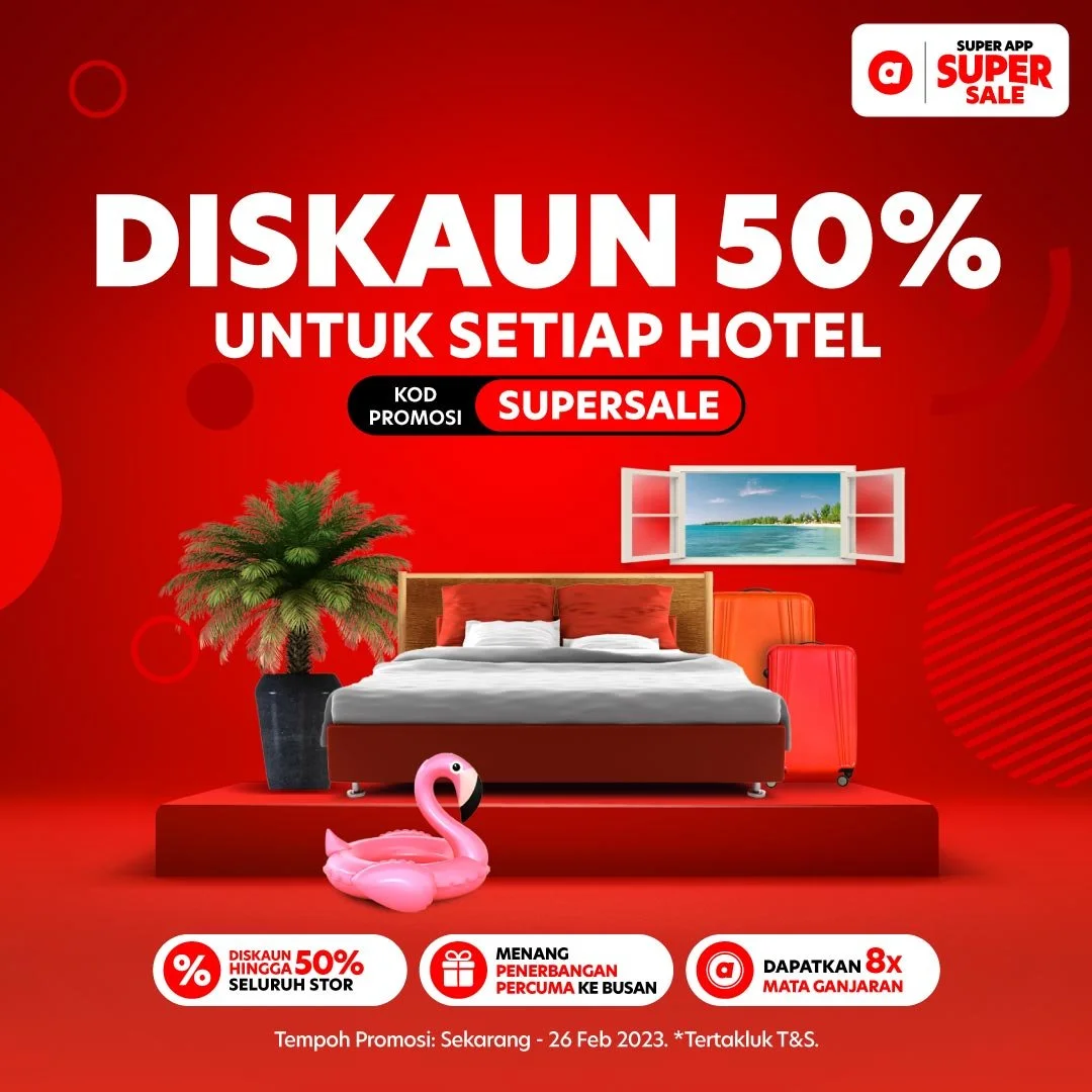 Jualan terbesar bulanan airasia Super App Super Sale kini tiba ...