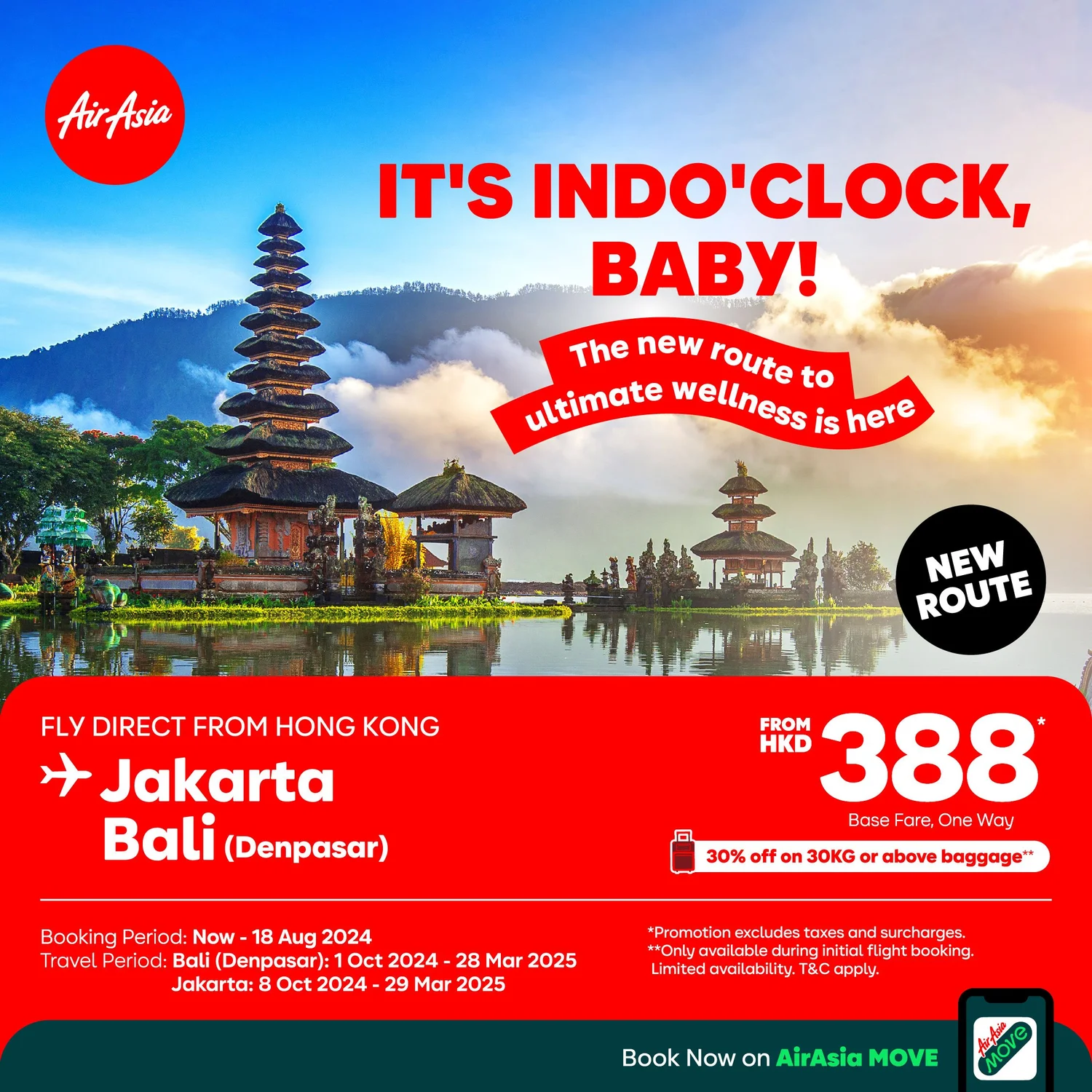 AirAsia Brings Bali and Jakarta Closer to Hong Kong Travelers — AirAsia Newsroom