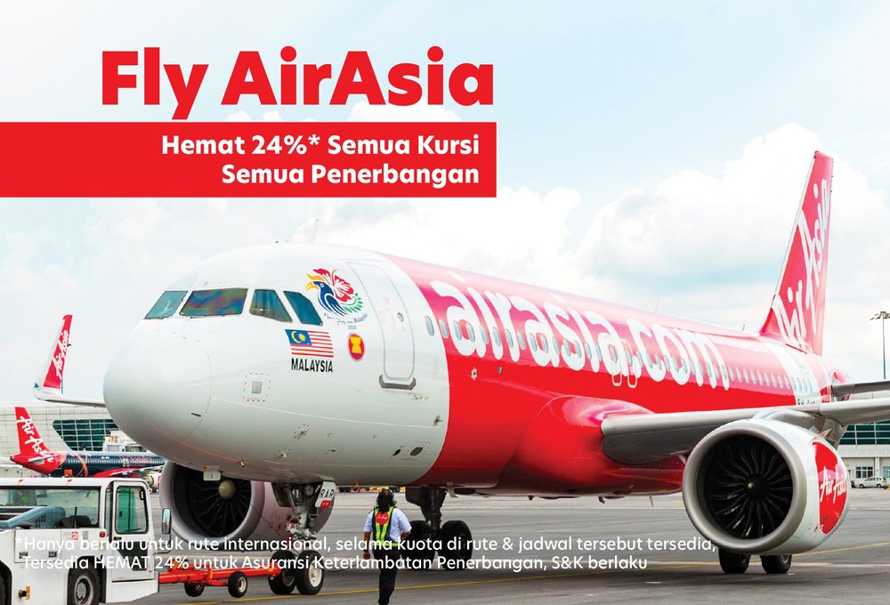 Awali Tahun Baru, Indonesia AirAsia Berikan Promo 24% ASAF (All Seats, All Flights) Untuk ...